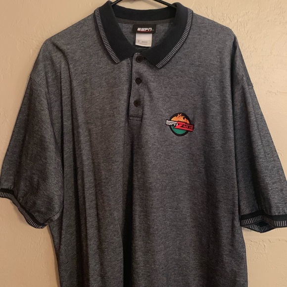 ESPN | Shirts | Vintage Espn Zone Polo Shirt | Poshmark